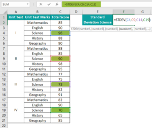 Standard Deviation In Excel - Formula, Calculation, & Examples