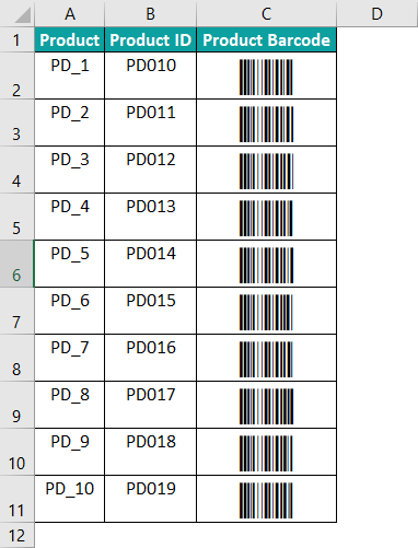Barcode In Excel How To Generatecreate Examples