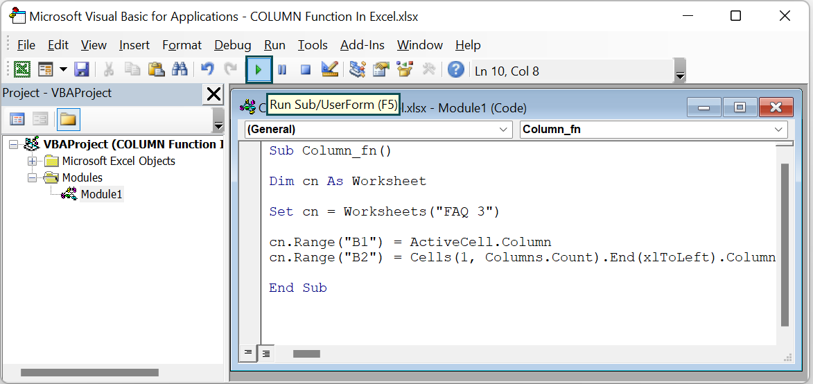 COLUMN Function In Excel - Formula, Examples, How To Use?