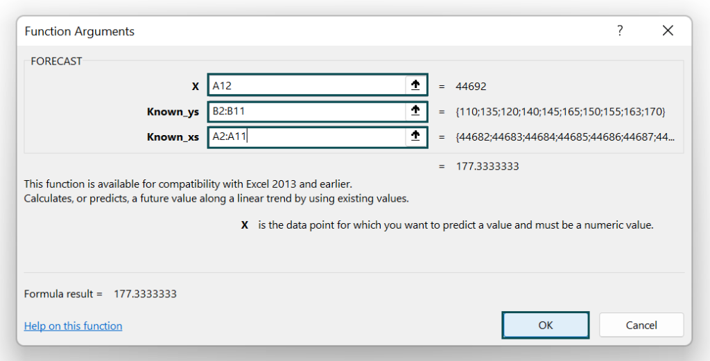 FORECAST Excel Function - Formula, Examples, How to Use?
