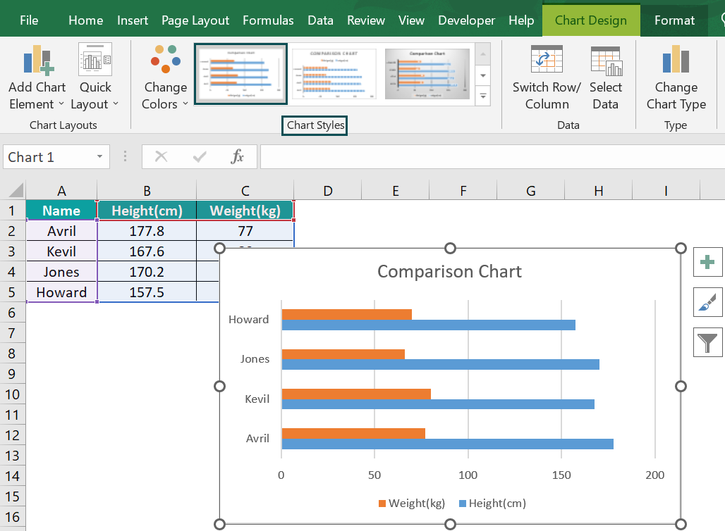 Comparison Chart In Excel - Examples, Template, How To Create? Comparison Chart In Excel - Examples, Template, How To Create?