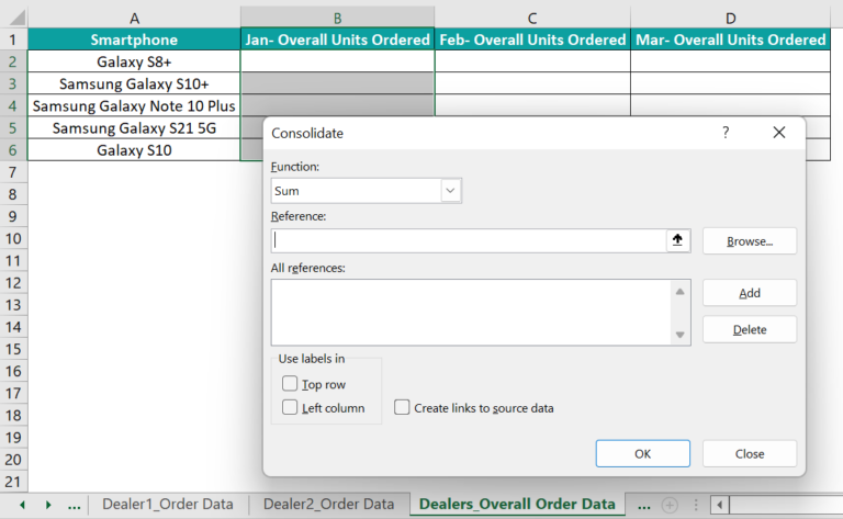Consolidate Function In Excel - Formula, Examples, How to Use?