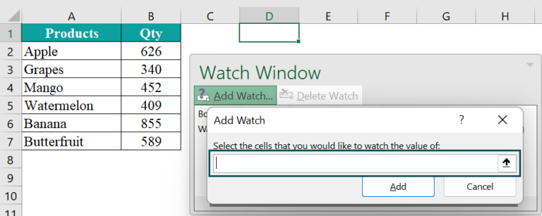 Watch Window in Excel - What is it, Examples, How to Use?
