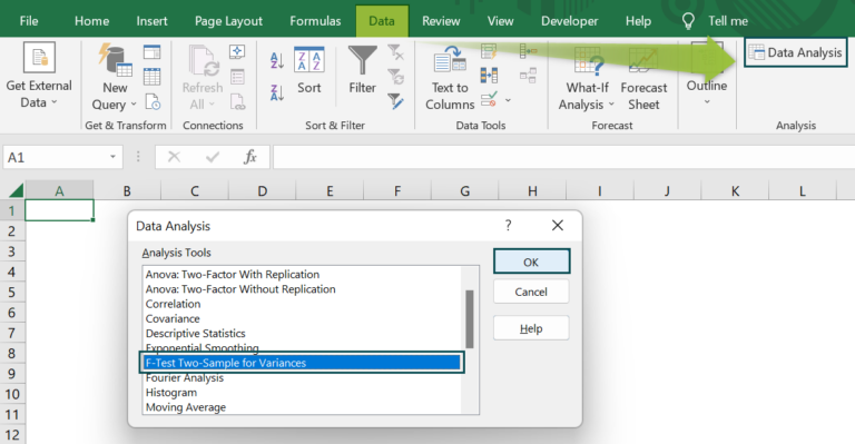 F-TEST in Excel - Definition, Formula, Examples, How to Do?