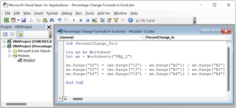Percentage Change Formula in Excel - Examples, How to Calculate?