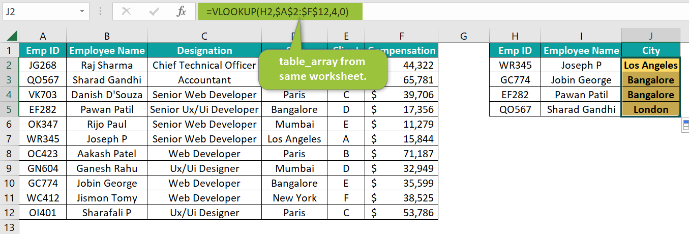VLOOKUP From Another Sheet in Excel - Step by Step Examples VLOOKUP From Another Sheet in Excel - Step by Step Examples