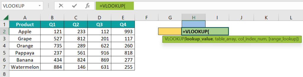 VLOOKUP With MATCH Function - Problems, Examples, Formula