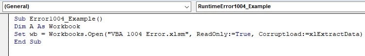VBA 1004 Error - Definition, Top 6 Run-time Errors with Solutions VBA 1004 Error - Definition, Top 6 Run-time Errors with Solutions