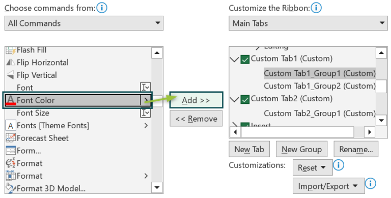 Excel 2019 – Ribbons, Tabs And Quick Access Toolbar, Customize