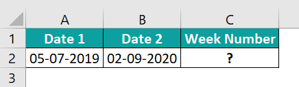 Week Number in Excel - Formula, Examples, How to Use?