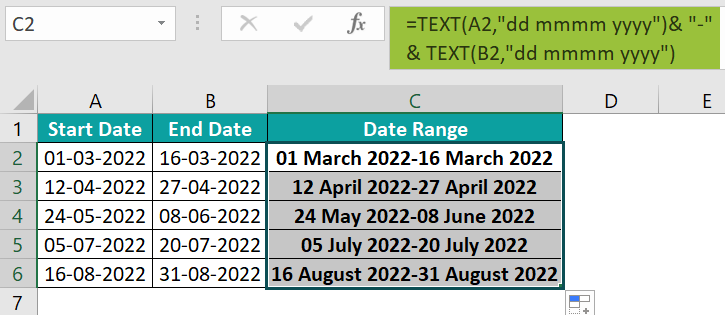 Date Range In Excel - What Is It? How to Use? Examples Template Date Range In Excel - What Is It? How to Use? Examples Template