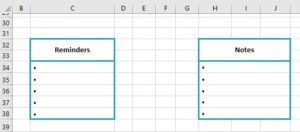 Excel Weekly Planner Template - Create Custom / Use built-in