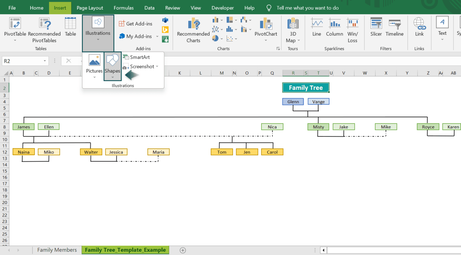 Excel Family Tree Template - Definition, How to Create?