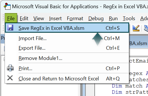 Regex In Excel Vba Properties Example How To Enable Regex