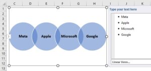 Venn Diagram in Excel - How to Make? (Step by Step Examples)