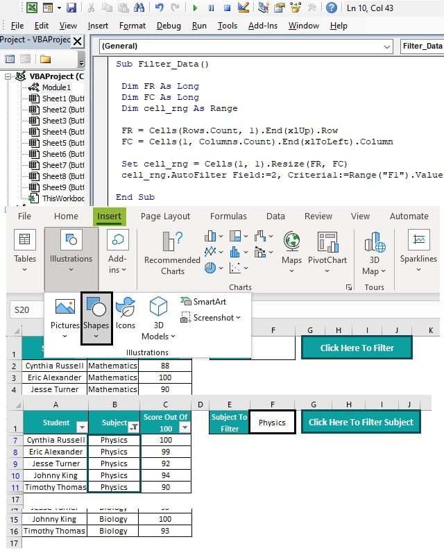 Create Button Macro In Excel - Top 3 Methods with Examples Create Button Macro In Excel - Top 3 Methods with Examples