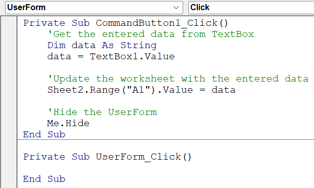 Vba Close Userform Examples How To Close Excel Userform