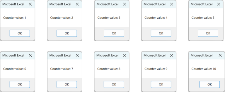 Vba Counter In Excel How To Use Examples How To Create