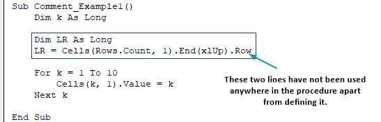 VBA Comment Block - Top 3 Ways to Comment with Examples VBA Comment Block - Top 3 Ways to Comment with Examples