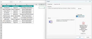 Insert (Embed) An Object In Excel - Examples, How To Do?