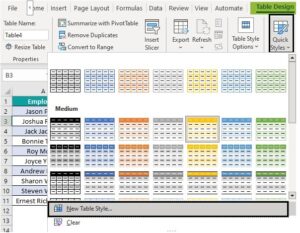 Excel Table Styles & Formats - Examples, How To Create?