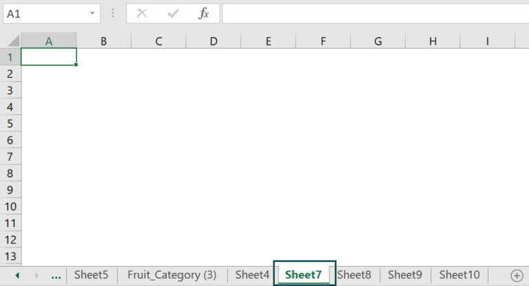 Excel Worksheet Tab - Examples, How to Handle? ( Top 9 Ways)