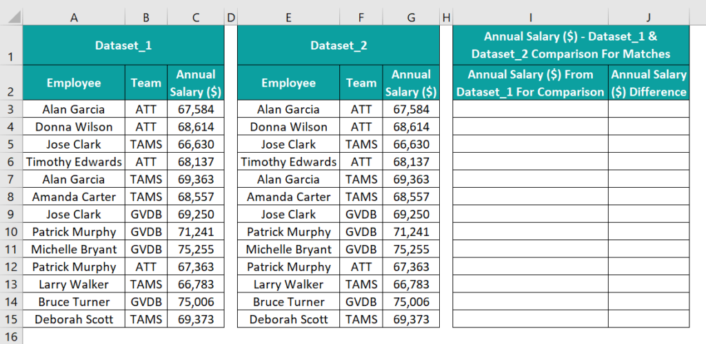 How To Match Data In Excel - Top 3 Methods with Examples