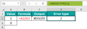 ERROR.TYPE Function in Excel - Syntax, Examples, How to Use?