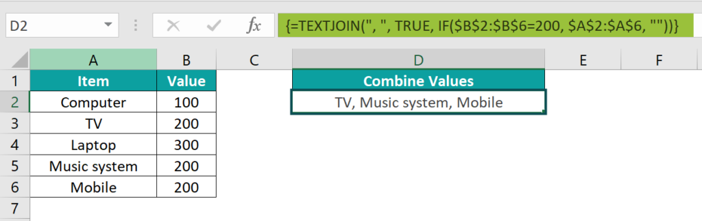 TEXTJOIN IF Excel Function - Examples, How To Combine?