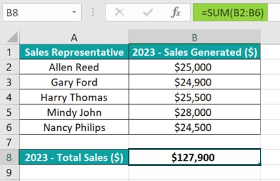 How To Sum Add Multiple Rows In Excel Top 3 Methods