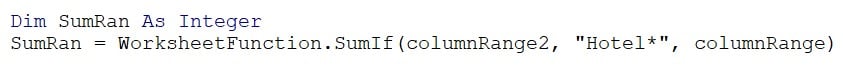 Vba Sumif Function In Excel Syntax Examples How To Use