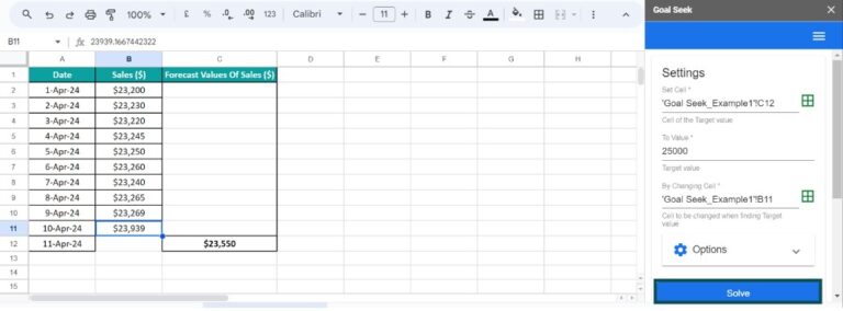 Goal Seek In Google Sheets - What Is It, Examples, How To Use?