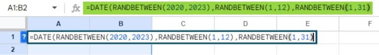 RANDBETWEEN Google Sheets Formula - Examples, How to Use