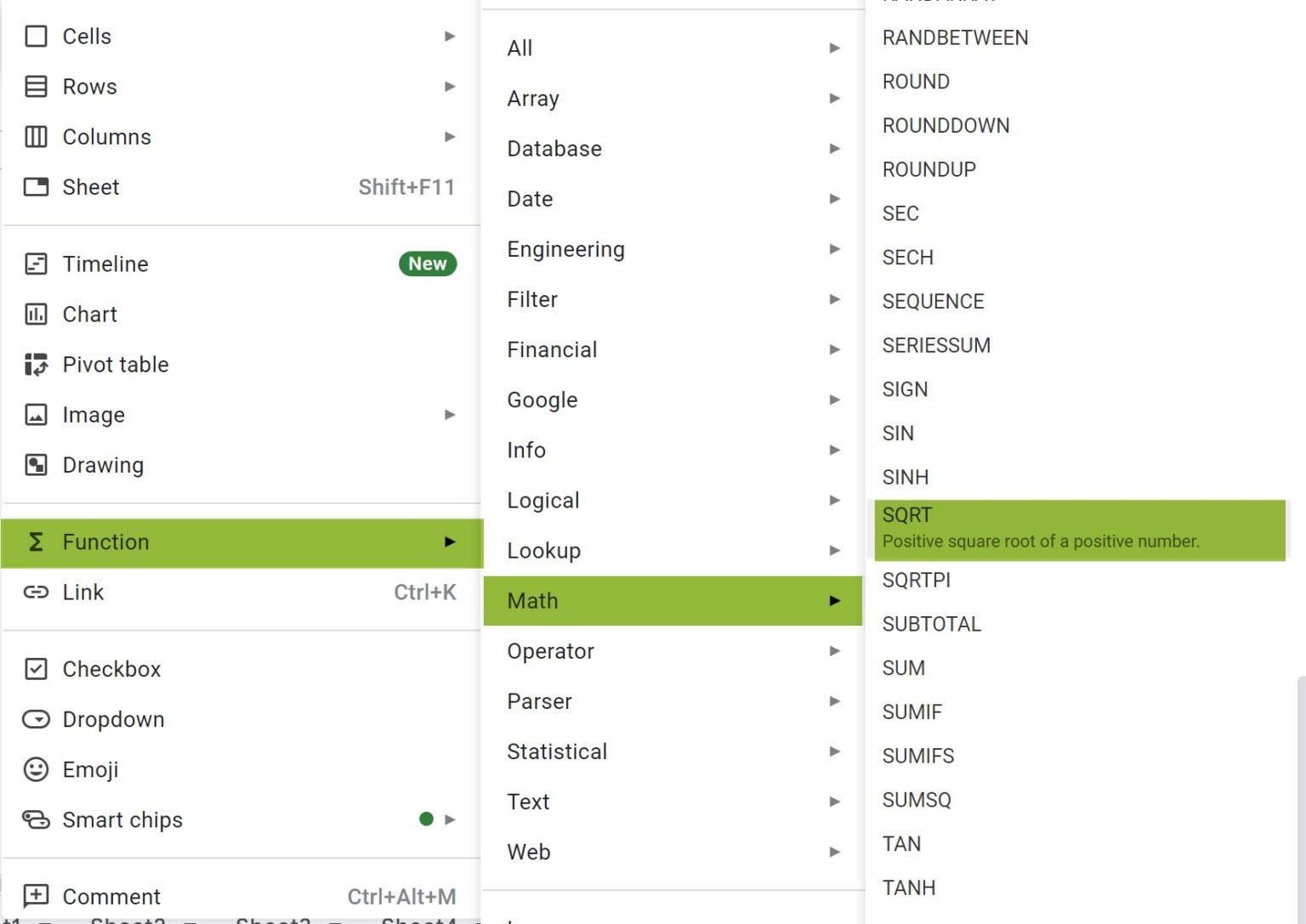 SQRT Google Sheets Function - Syntax, Examples, How To Use?