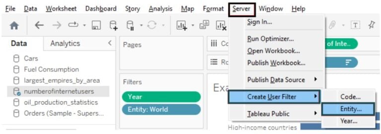 Tableau Filters Types Examples How To Apply Tableau Filters