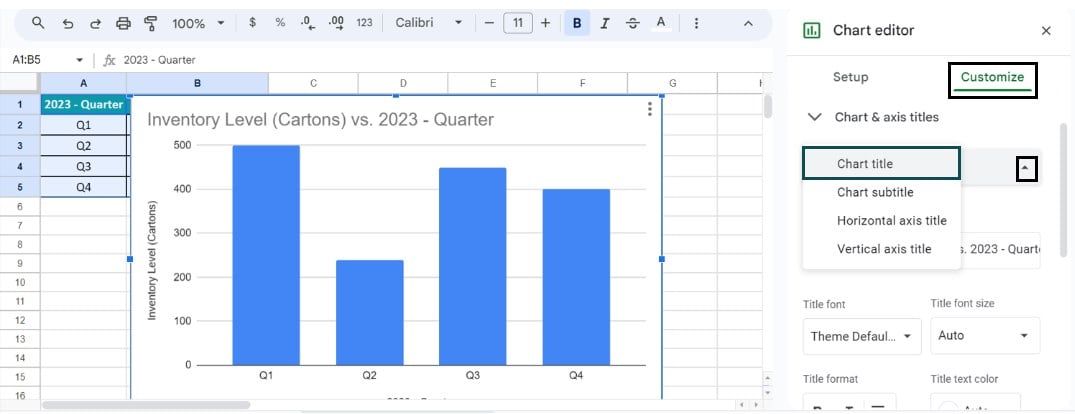 Column Chart In Google Sheets - Examples, How To Create?