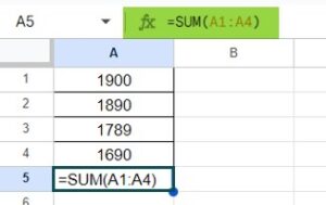 Show Formula In Google Sheets - Individual Cells, How to Show?