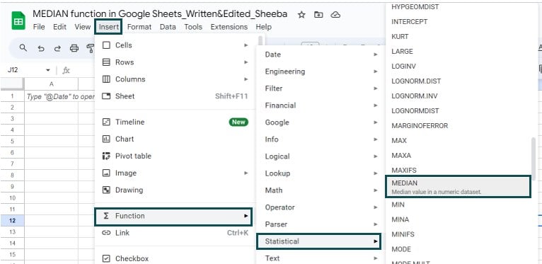 MEDIAN Google Sheets Function - Formula, How to Use? MEDIAN Google Sheets Function - Formula, How to Use?
