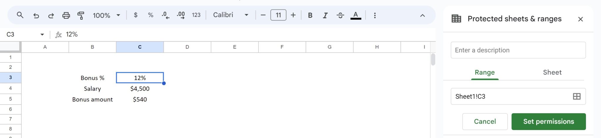 Lock Cells in Google Sheets - Definition. Examples, How to Lock?