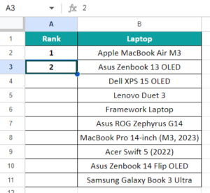 Numbering In Google Sheets - How to Add, Examples, Automatic