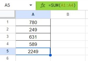 Show Formula In Google Sheets - Individual Cells, How to Show?