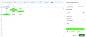 Conditional Formatting In Google Sheets - Examples, Edit Rules
