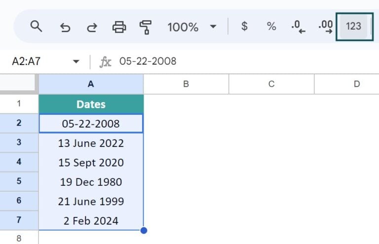 Format Cells in Google Sheets - Definition, How To Use, Examples