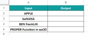 PROPER Google Sheets Function - Formula, How to Use?