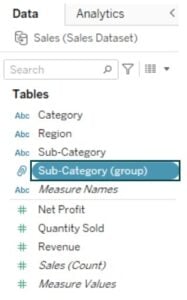 Tableau Group - Step by Step Examples, How to Create and Edit?