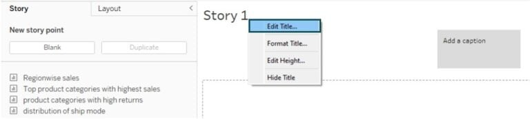 Tableau Story - What is it, Components, Examples, How to Create?