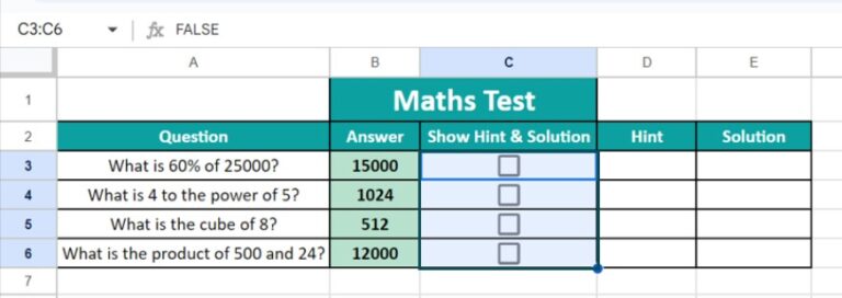 Checkbox In Google Sheets - What Is It, Examples, How To Insert?