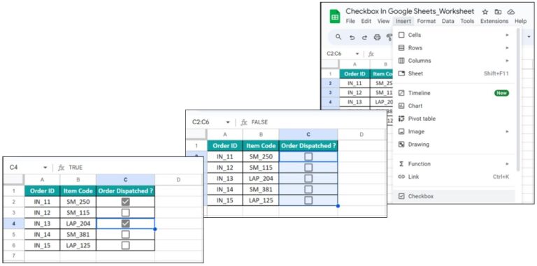 Checkbox In Google Sheets - What Is It, Examples, How To Insert?