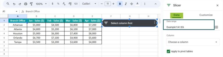 Slicers In Google Sheets - What Is It, Examples, How To Add?