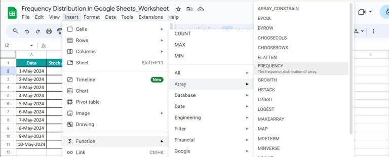 Frequency Distribution In Google Sheets - Examples, How To Use?